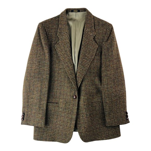 Orvis | Jackets & Coats | Orvis X Harris Tweed Brown Burgundy ...